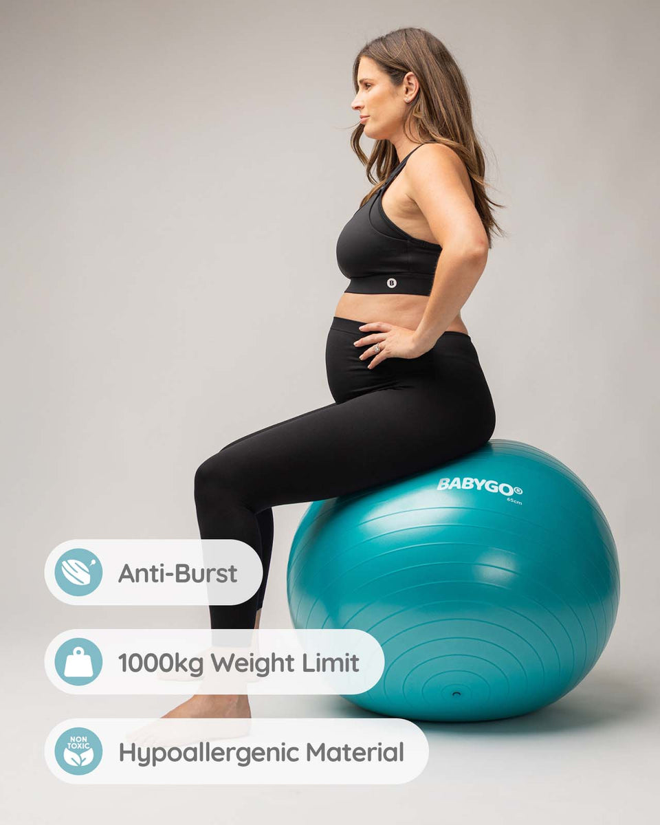 Birthing Ball | Pregnancy Exercise & Labour - Blue – BABYGO®