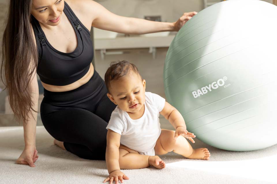 Birthing Ball | Pregnancy Exercise & Labour - Sage – BABYGO®